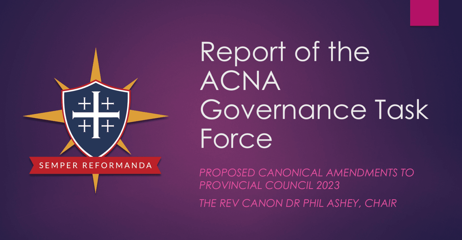 Feedback Requested on Proposed Constitution and Canon Changes