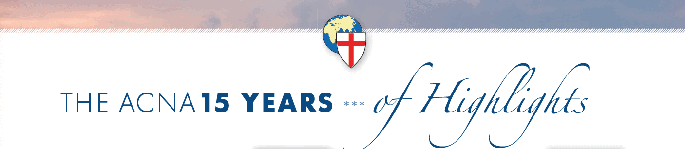 The ACNA 15 Years of Highlights Timeline